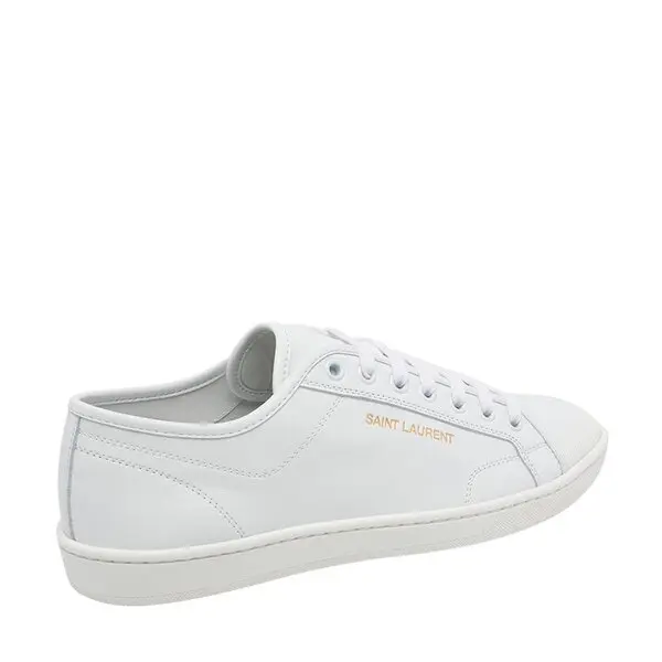 Saint Laurent Calf Leather Lace-up Sneakers
