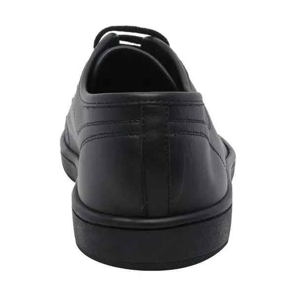 Saint Laurent Black Leather Lace-up Sneakers - Multicolor