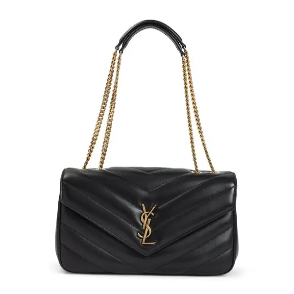 Saint Laurent Loulou M Shoulder Bag - Black