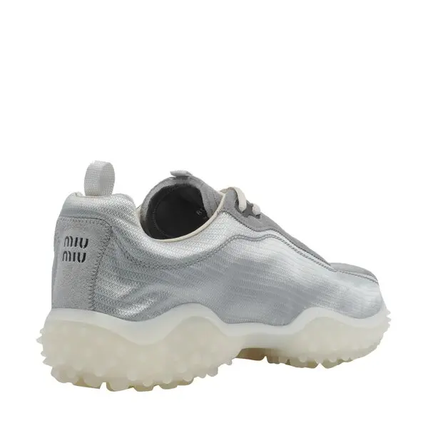 Miu Miu Bubble Sneakers - Silver