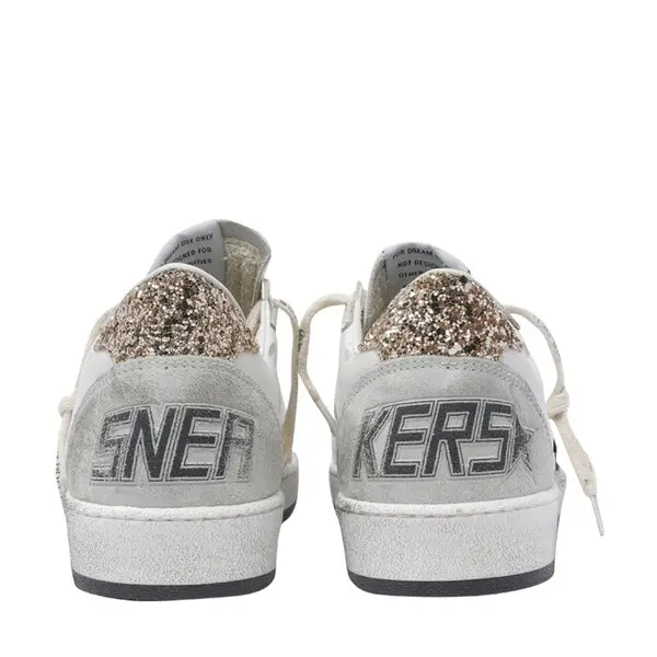 GOLDEN GOOSE Ballstar Sneakers With Glitter Detail