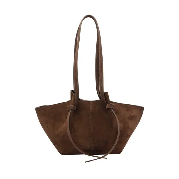 Yuzefi Suede Mochi Shoulder Bag