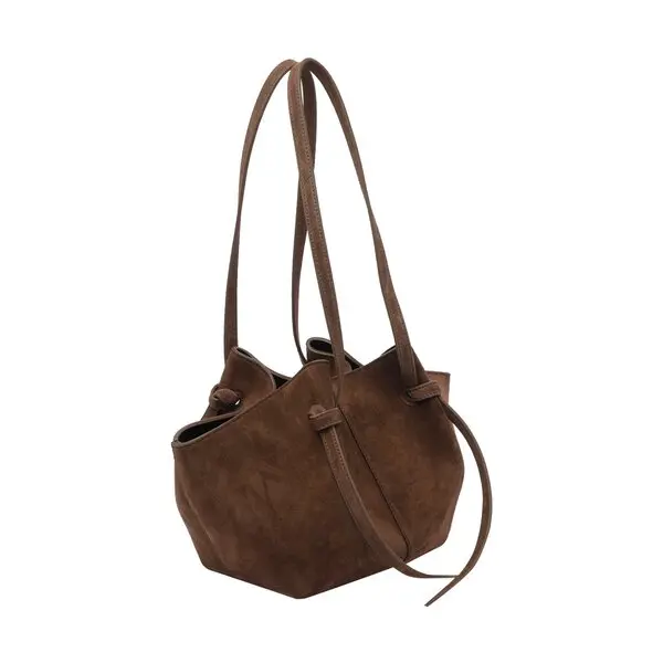 Yuzefi Suede Mochi Shoulder Bag