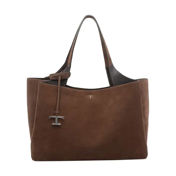 TOD'S Medium Suede Shoulder Bag