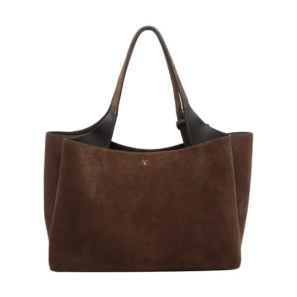 TOD'S Medium Suede Shoulder Bag