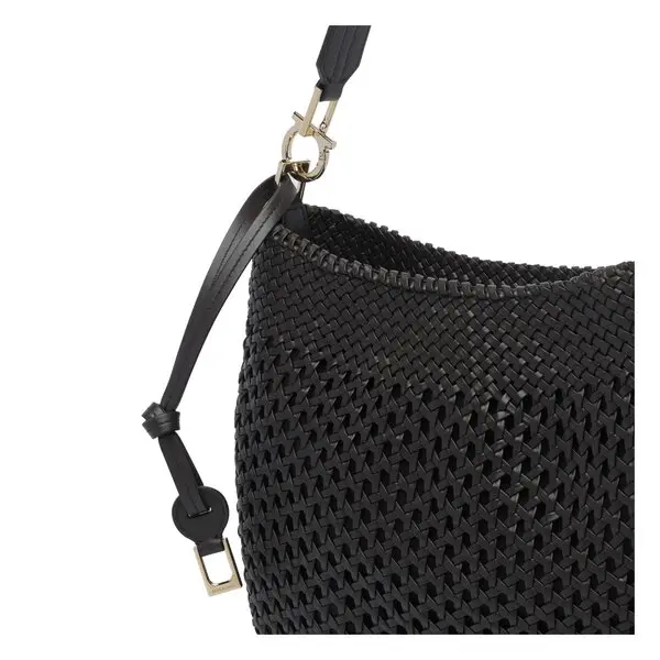 FERRAGAMO Medium Hobo Bag With Gancio Logo