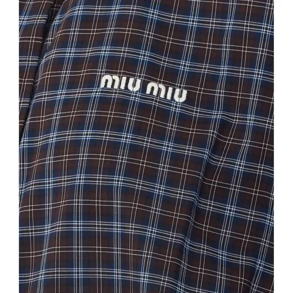 Miu Miu Logo Check Shirt