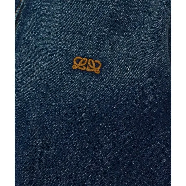 Loewe Short Sleeve Denim Shirt - Blue