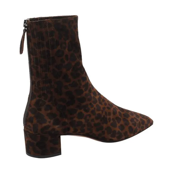 AQUAZZURA Saint Honore Suede Ankle Booties