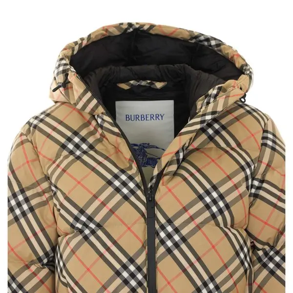 Burberry Check Down Jacket