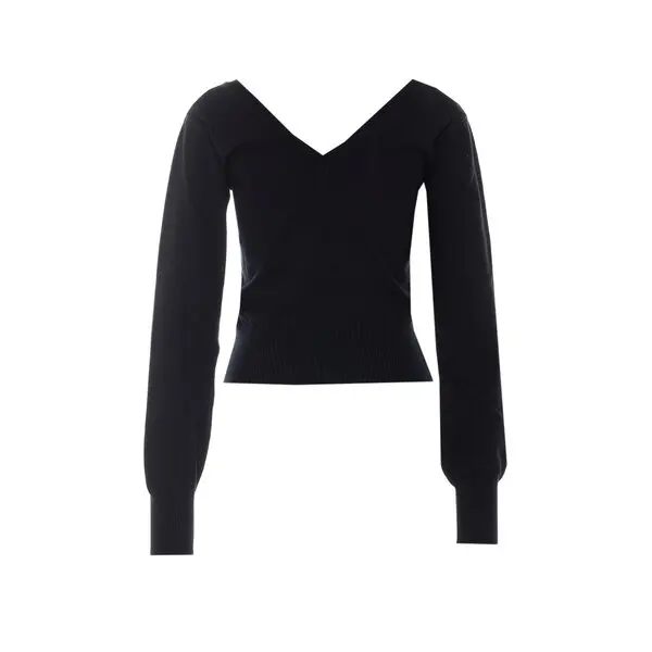 VIVIENNE WESTWOOD Beatrice V-neck Sweater - Black