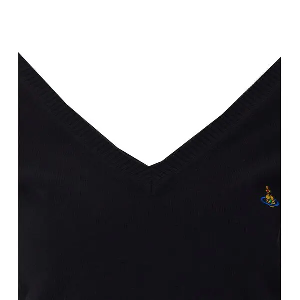 VIVIENNE WESTWOOD Beatrice V-neck Sweater - Black
