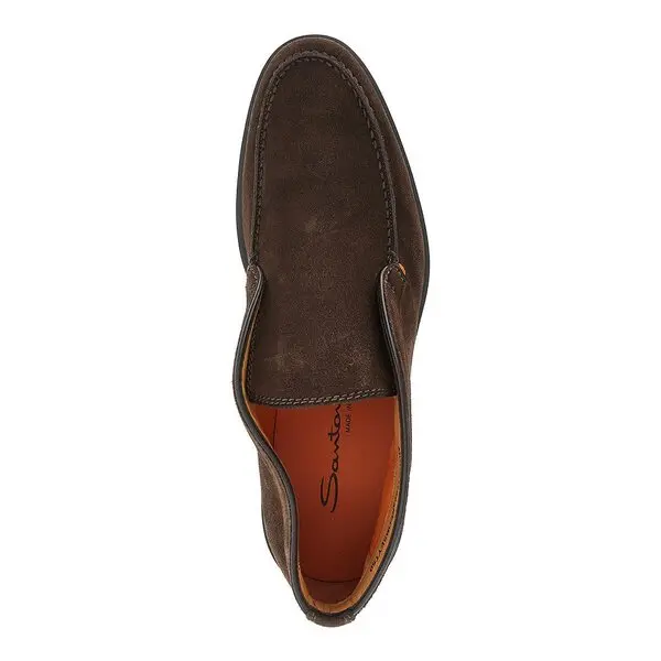 Santoni Suede Leather Desert Boots