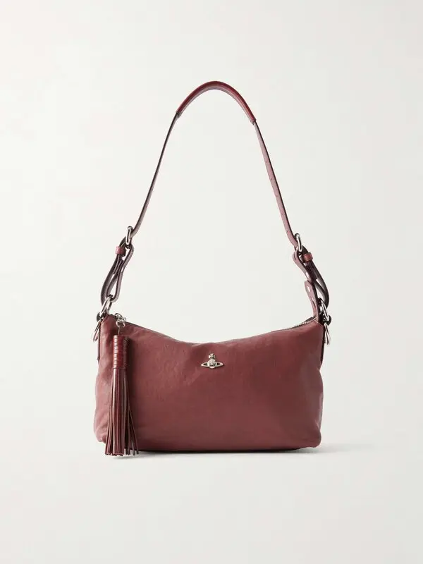 VIVIENNE WESTWOOD Emma Leather Shoulder Bag