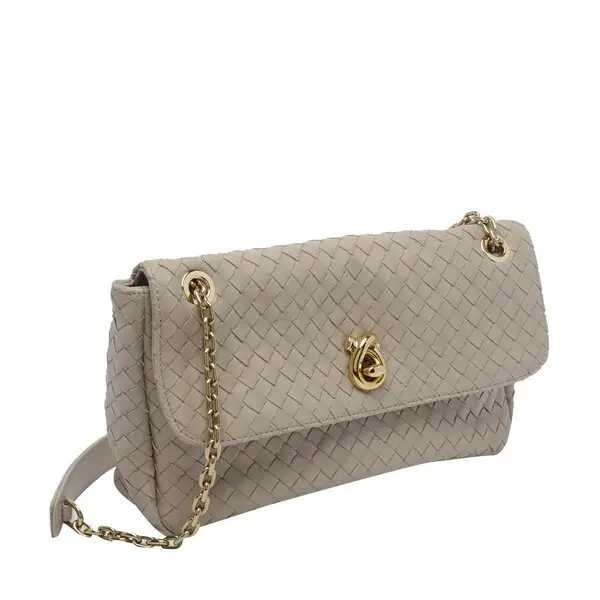 Bottega Veneta Madison Shoulder Bag - Cream