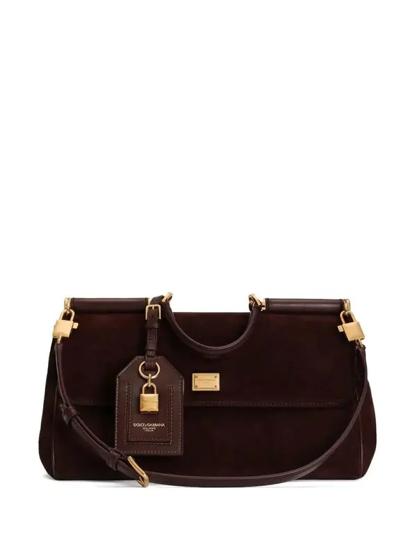 Dolce & Gabbana Medium My Sicily Bag In Split Calfskin