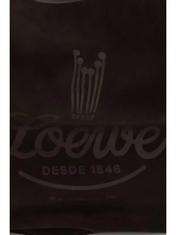 Loewe Roomy Suede Calfskin Hobo Shoulder Bag