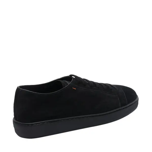 Santoni Suede Lace-up Sneakers