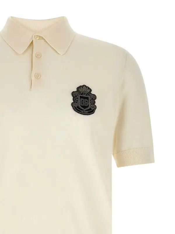 Dolce & Gabbana Dg' Patch Polo Shirt