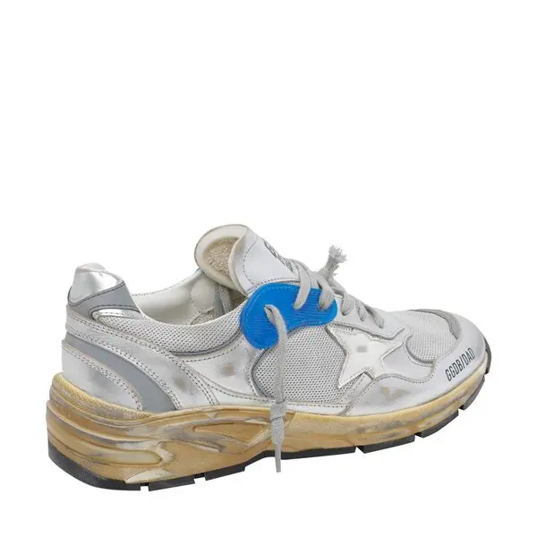 GOLDEN GOOSE Running Dad-star Sneakers Tone - Silver