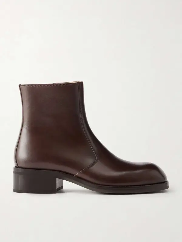 LEMAIRE Leather Ankle Boots