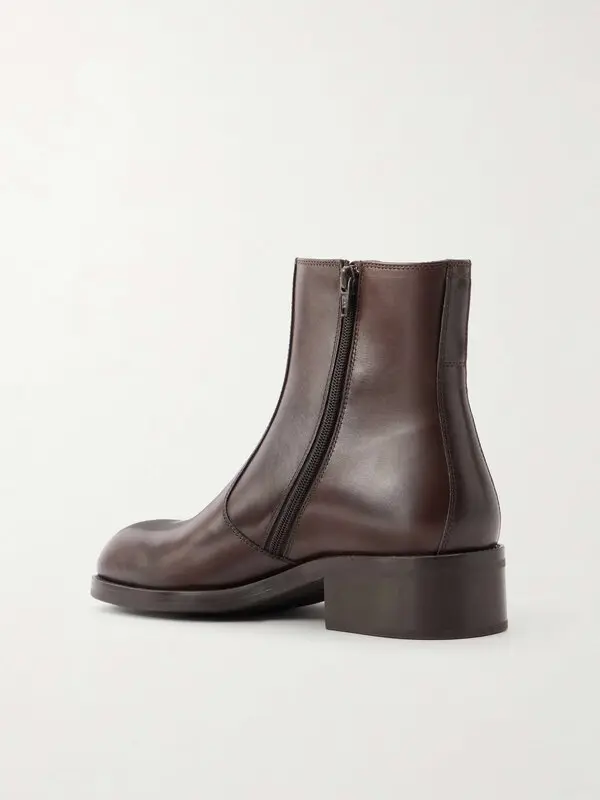 LEMAIRE Leather Ankle Boots