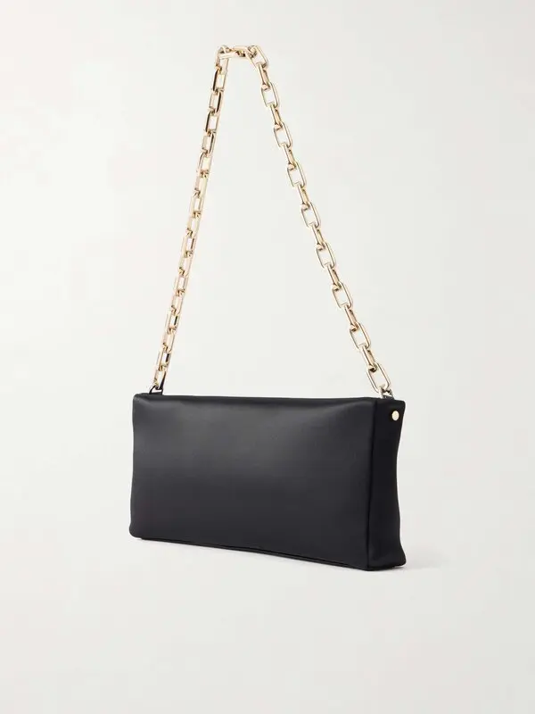 CHRISTIAN LOUBOUTIN Maykimay Crystal-embellished Satin Shoulder-bag