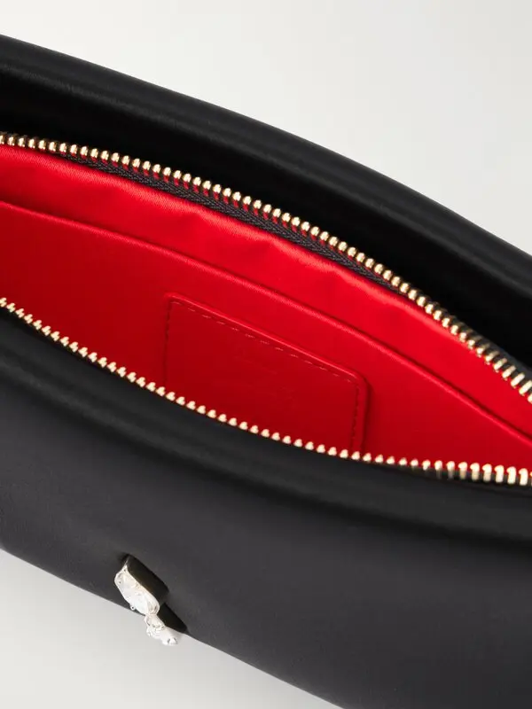 CHRISTIAN LOUBOUTIN Maykimay Crystal-embellished Shoulder Bag