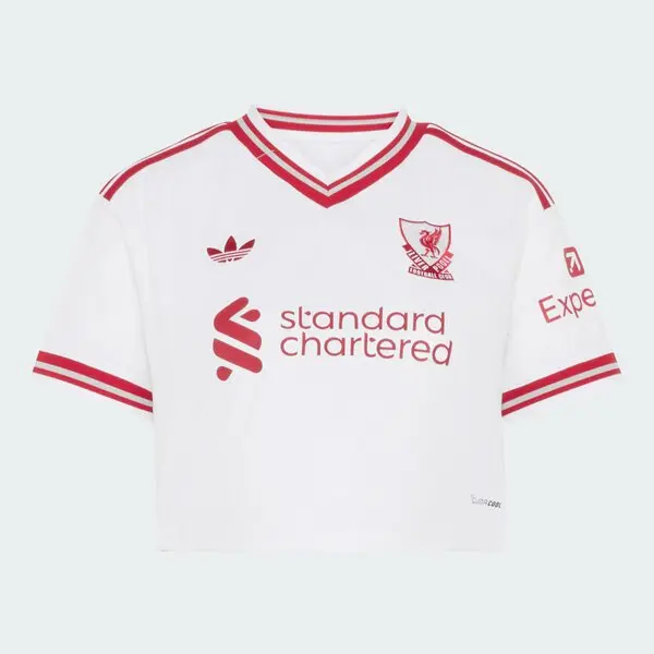 Adidas Liverpool Fc 26/27 Away Jersey Crop - White