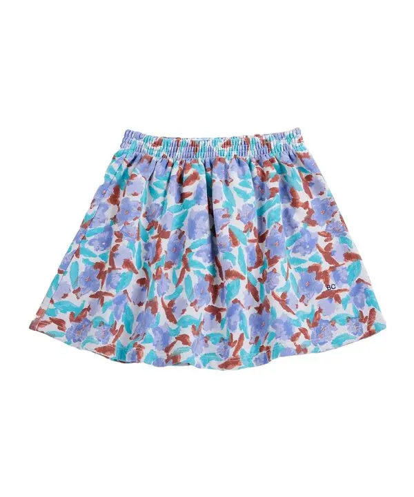 BOBO CHOSES Watercolor Print Fleece Skirt