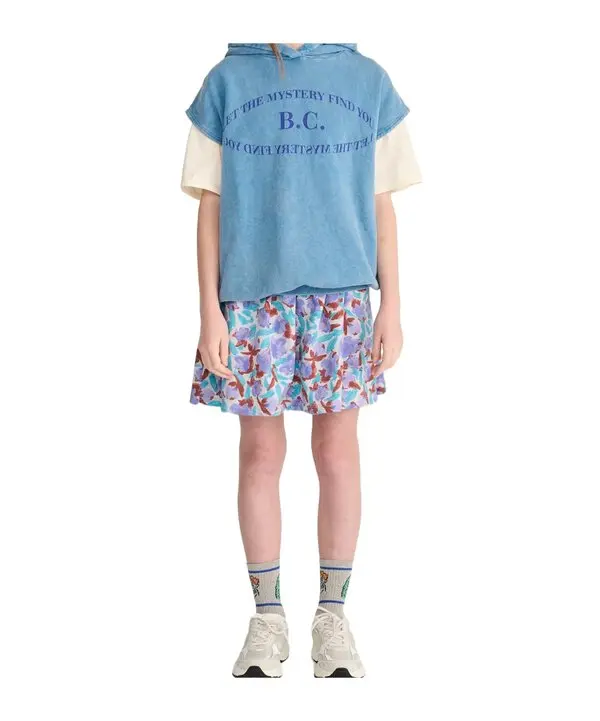 BOBO CHOSES Watercolor Print Fleece Skirt