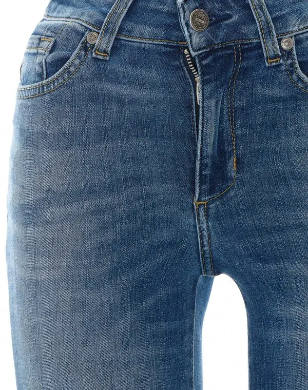 Liu Jo Rhinestone Embellished Flared Jeans