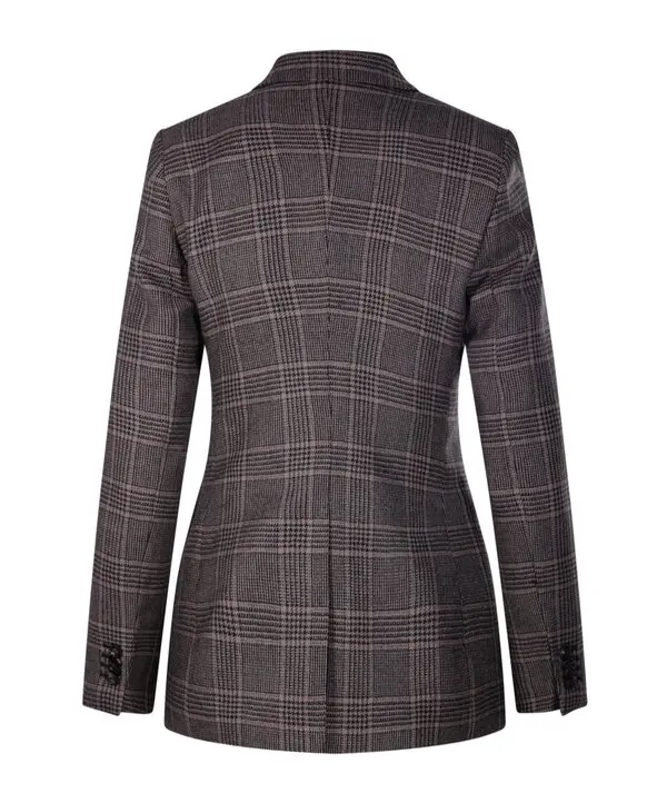 Tagliatore Double-breasted Plaid Blazer