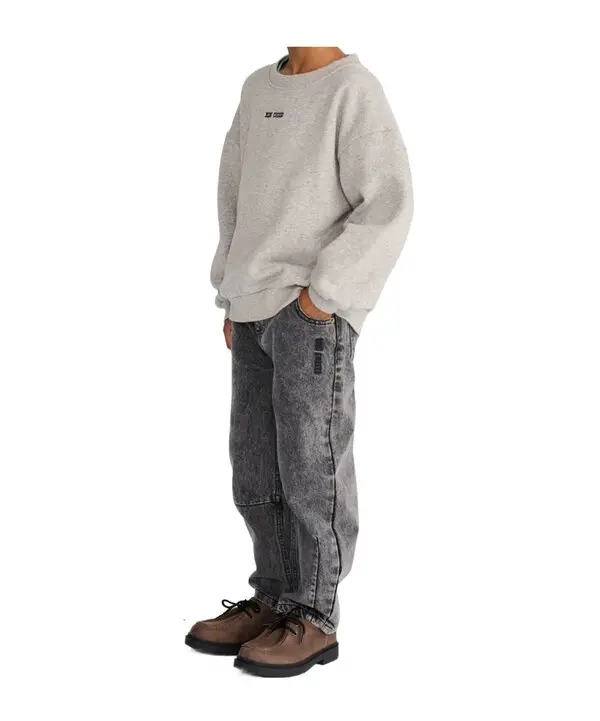 BOBO CHOSES Graphic Print Sweatshirt - Light Hemp Gray