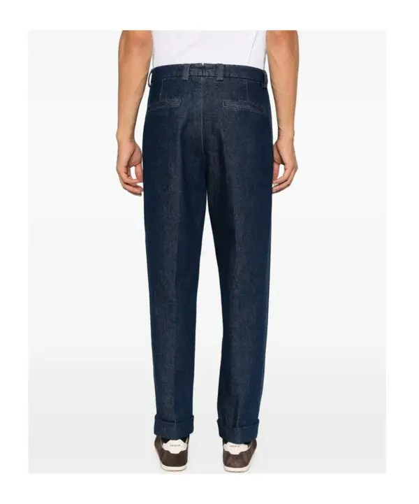 BERWICH Pleated Turned-up Trousers