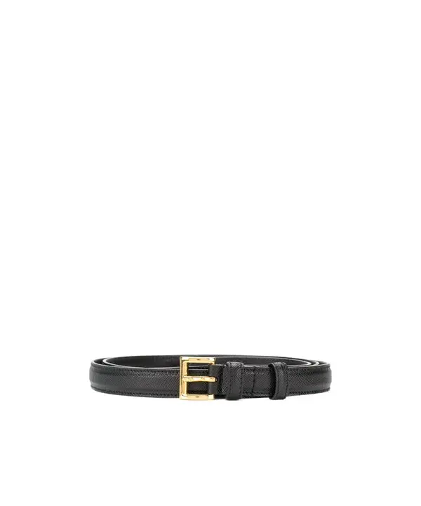 Prada Square Buckle Belt - Black