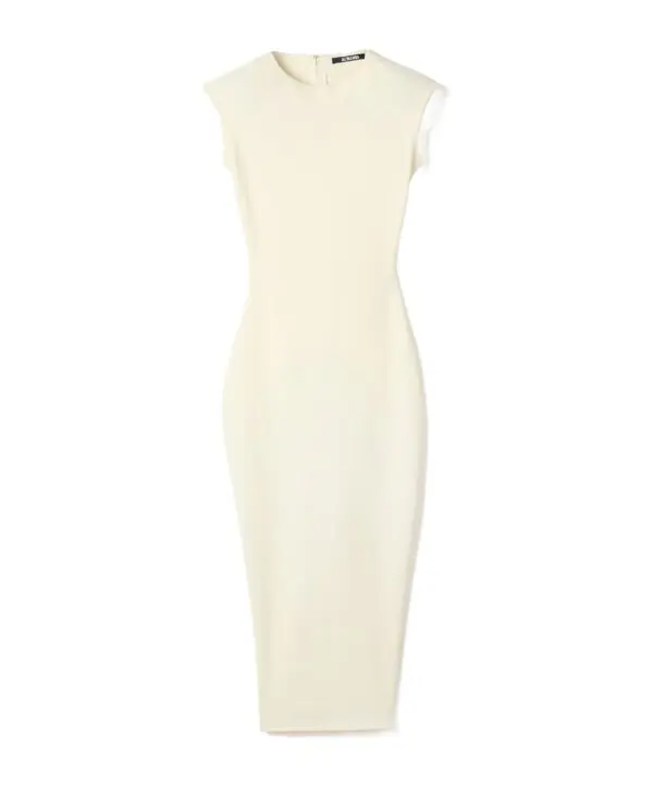 Jacquemus Alba Midi Dress - Off-white