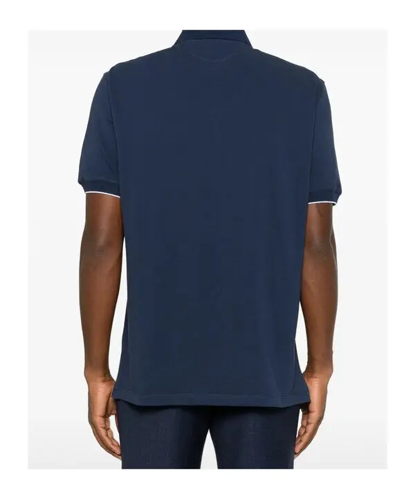 Brunello Cucinelli Logo-embroidered Polo Shirt