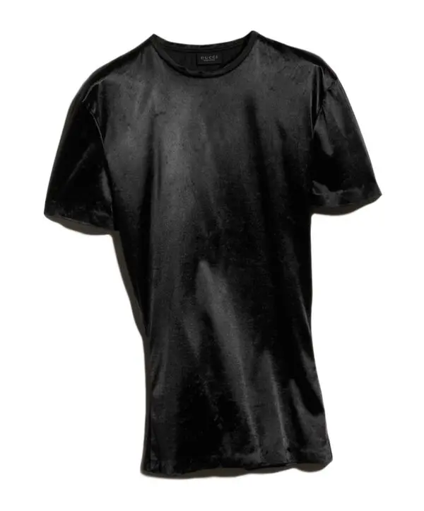 Gucci Stretch Satin Jersey T-shirt - Black
