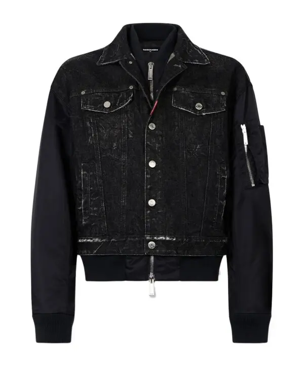 Dsquared2 Aviator Hybrid Jean Jacket