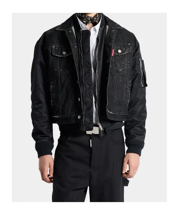 Dsquared2 Aviator Hybrid Jean Jacket