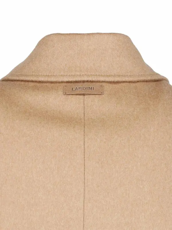 LARDINI Hidden Placket Short Coat