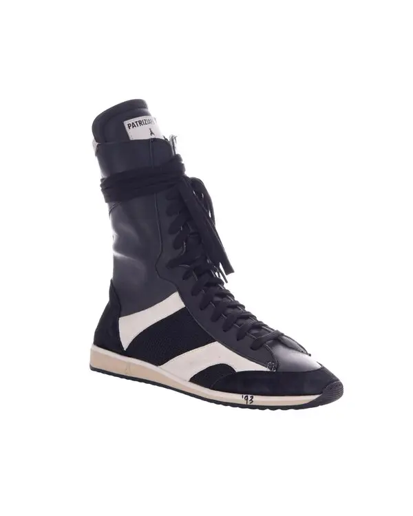 Patrizia Pepe Racing Skin '93" Lace-up Boots