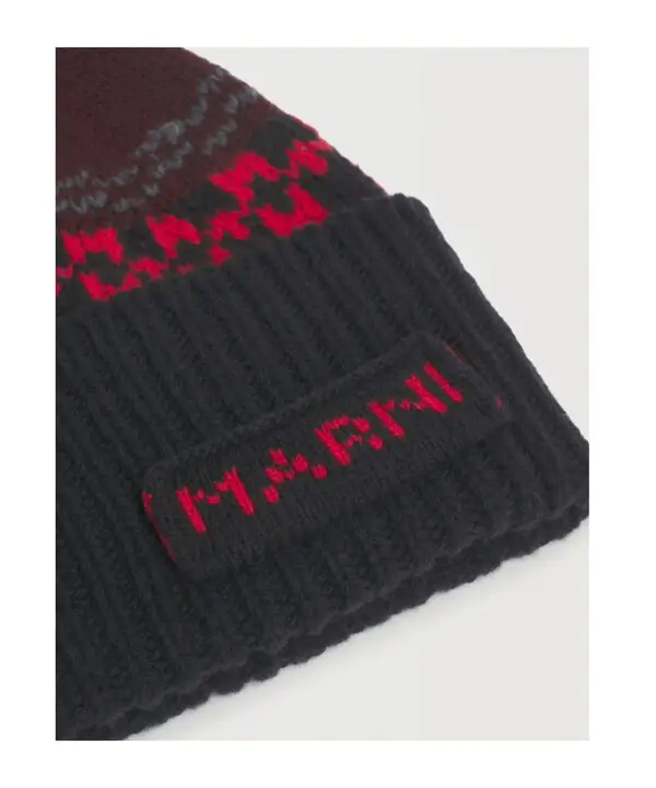 Marni Geometric Motif Beanie