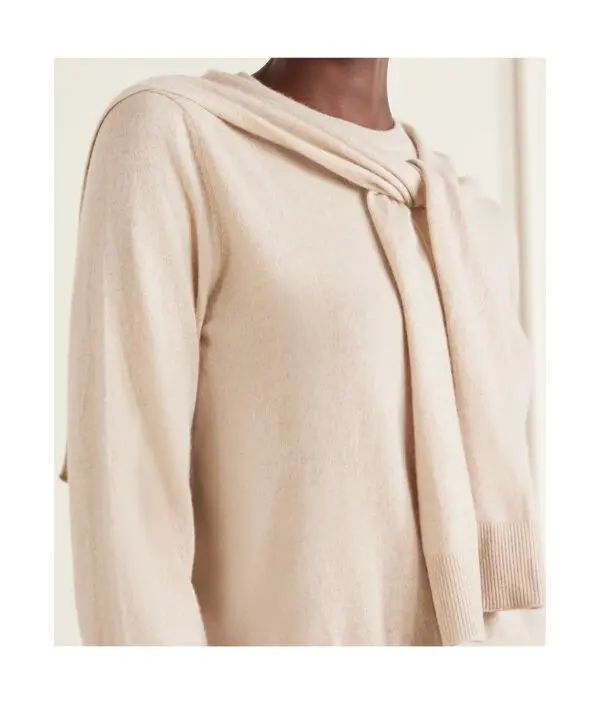 Arch4 Eldergrove Cashmere Sweater With Tie Detail