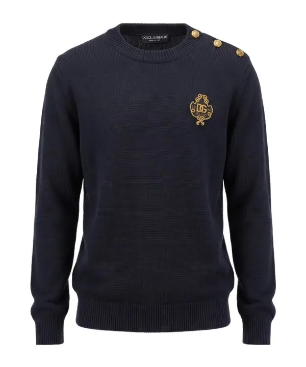 Dolce & Gabbana Crew Neck Long Sleeve Knitwear