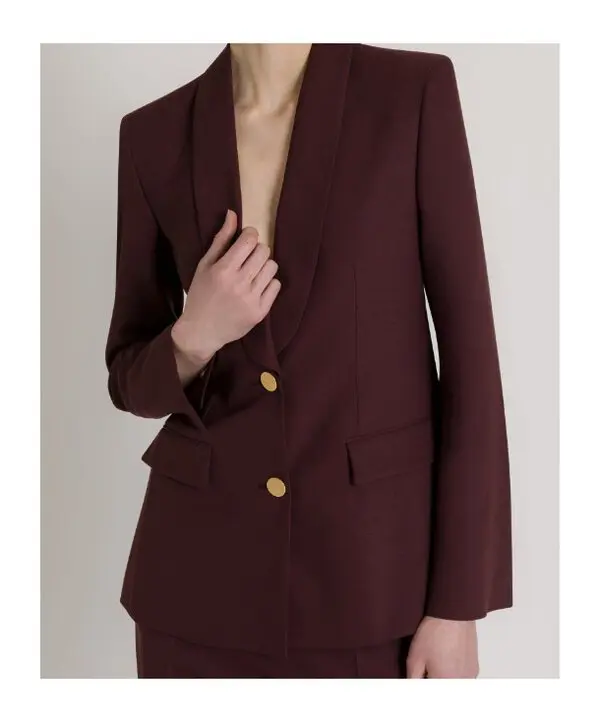 Alberta Ferretti Buttoned Tailored Blazer