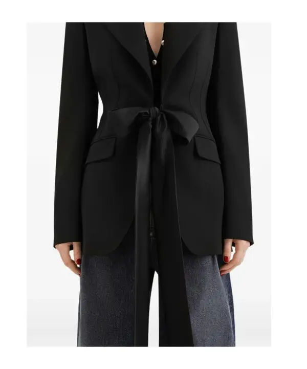Dolce & Gabbana Turlington Single-breasted Jacket In Micro-ribbed Fabric