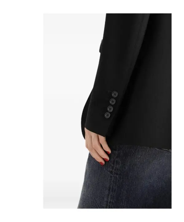 Dolce & Gabbana Turlington Single-breasted Jacket In Micro-ribbed Fabric