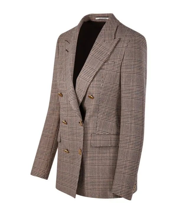 Tagliatore Plaid Suit Jacket